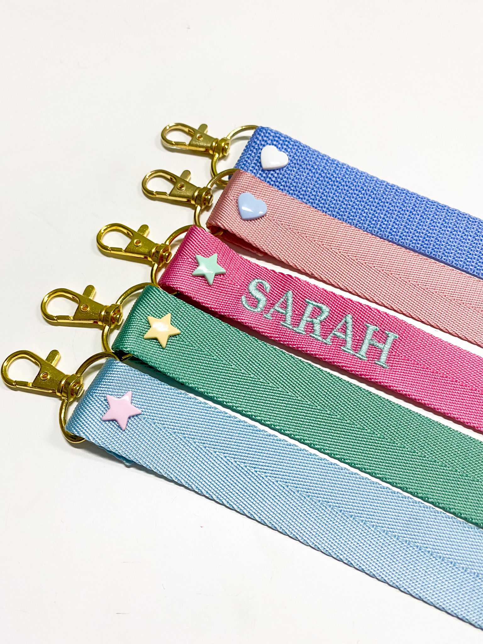 Bubble Series: Webbing Keychain with Embroidery – Alfya Atelier